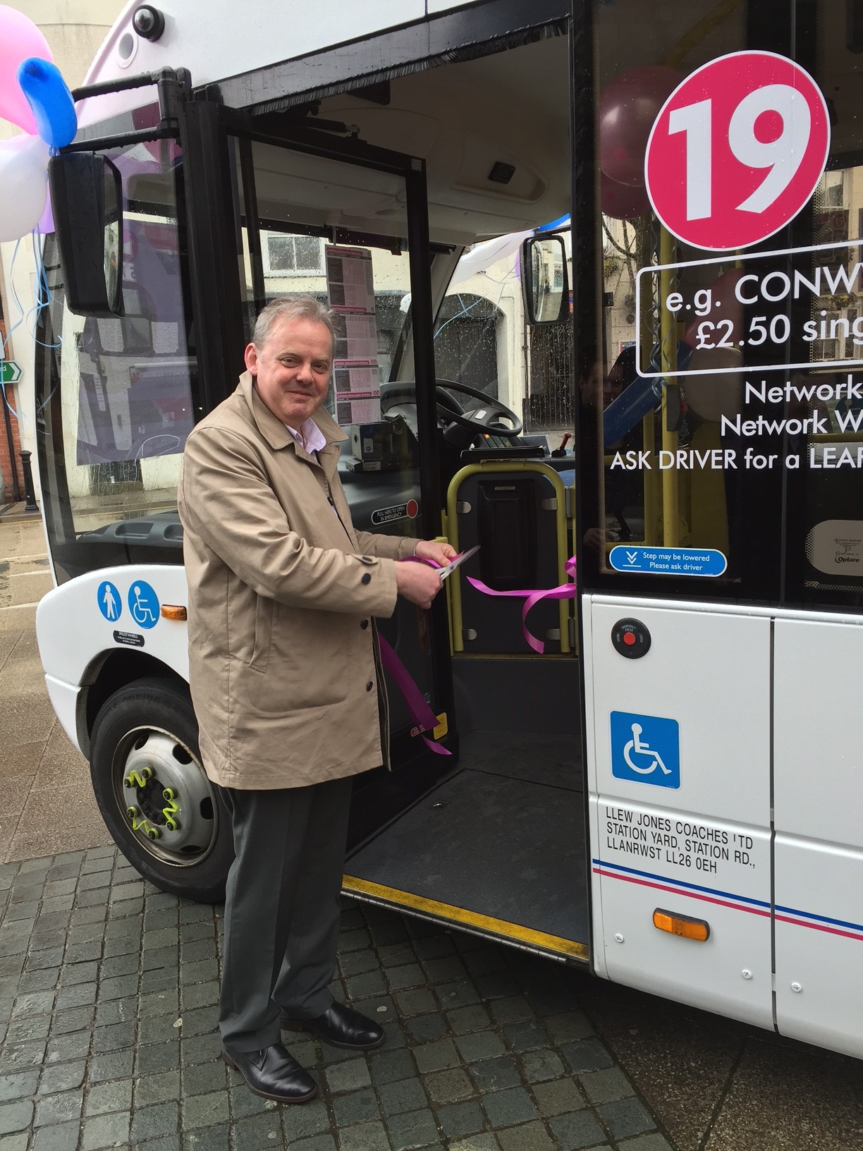 New Llew Jones International 19 Bus Service Launch with Special Guest ...